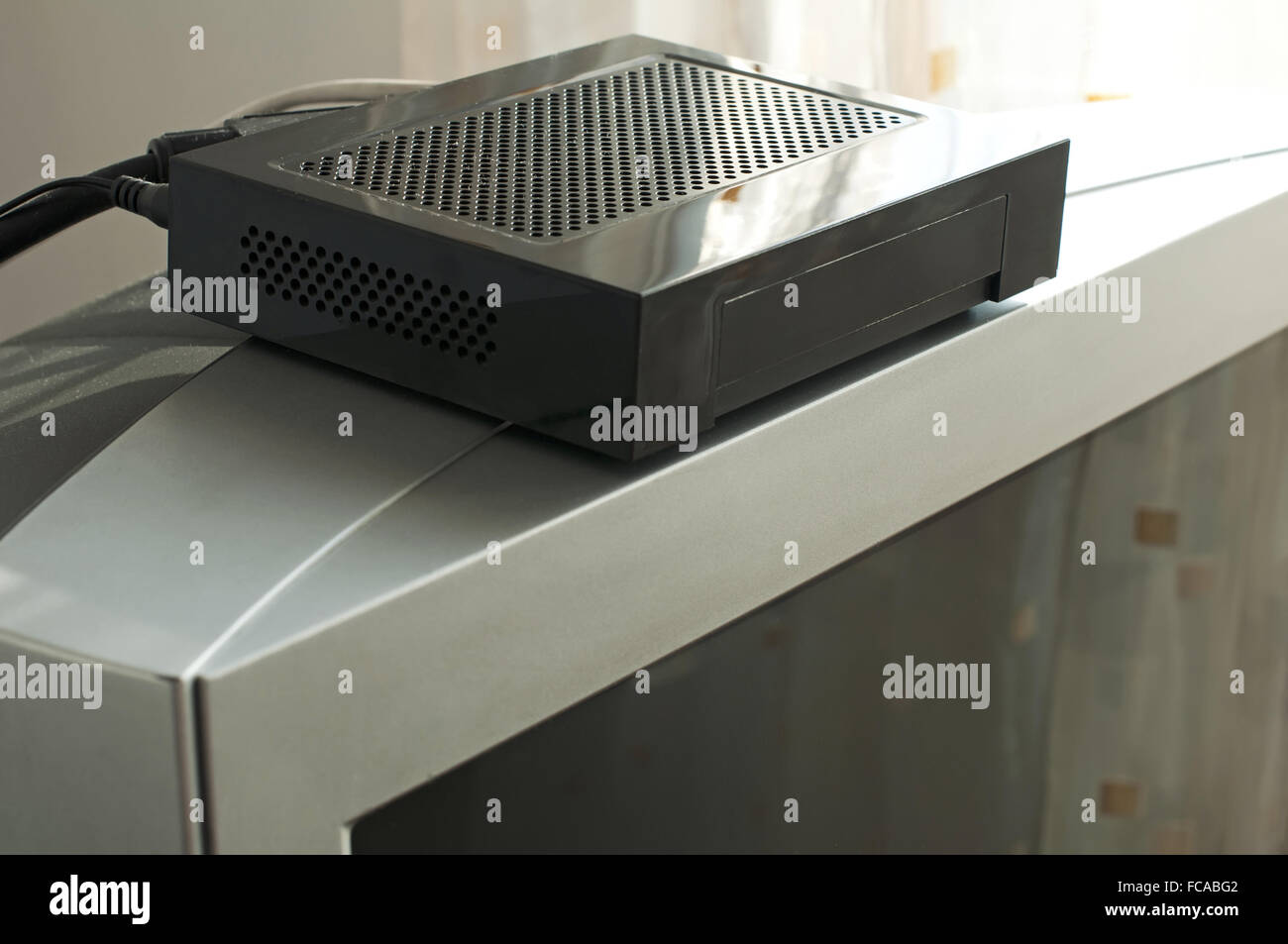 TV and digital receiver Stock Photo - Alamy