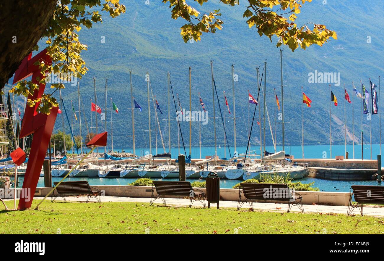 Harbour in Riva Stock Photo - Alamy