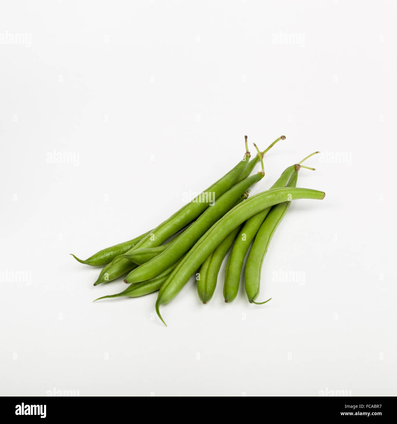 Beans on white background Stock Photo - Alamy