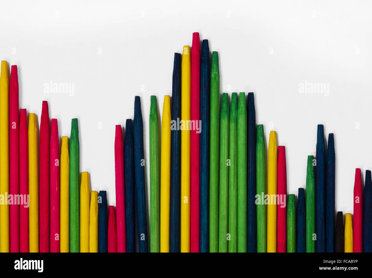 Colorful background with sticks Stock Photo - Alamy