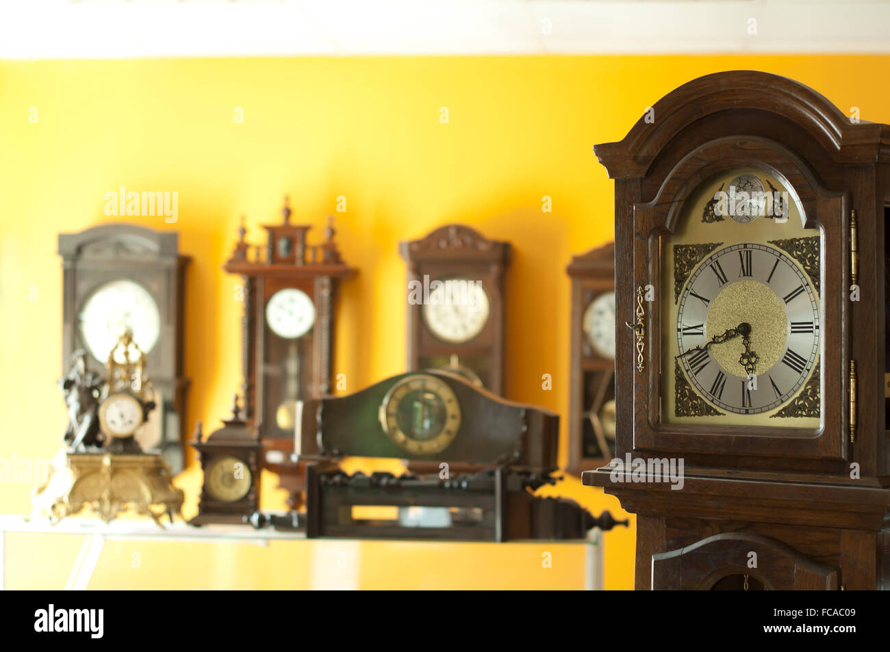 Old antique clocks Stock Photo - Alamy