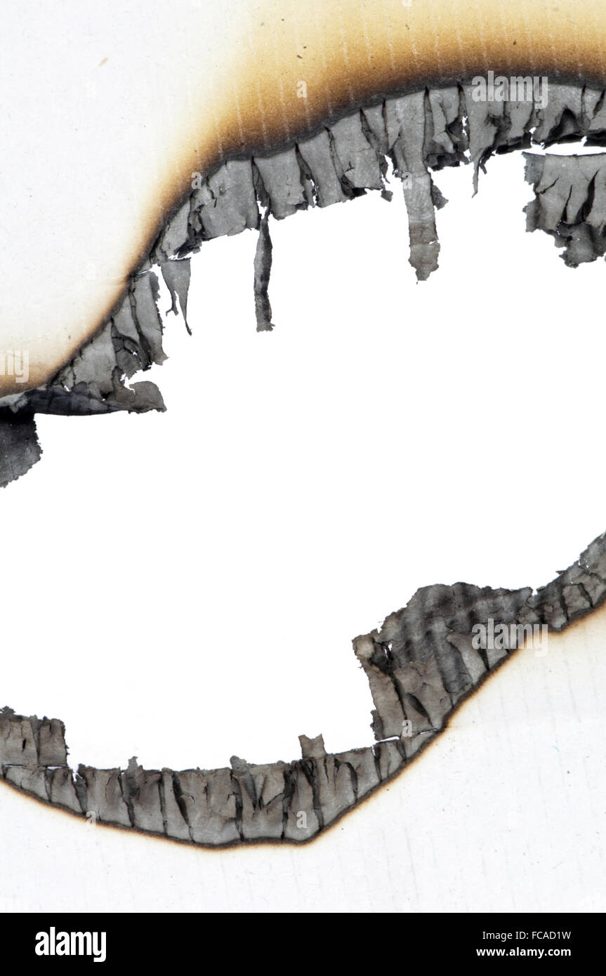 Slightly burnt paper Stock Photo - Alamy
