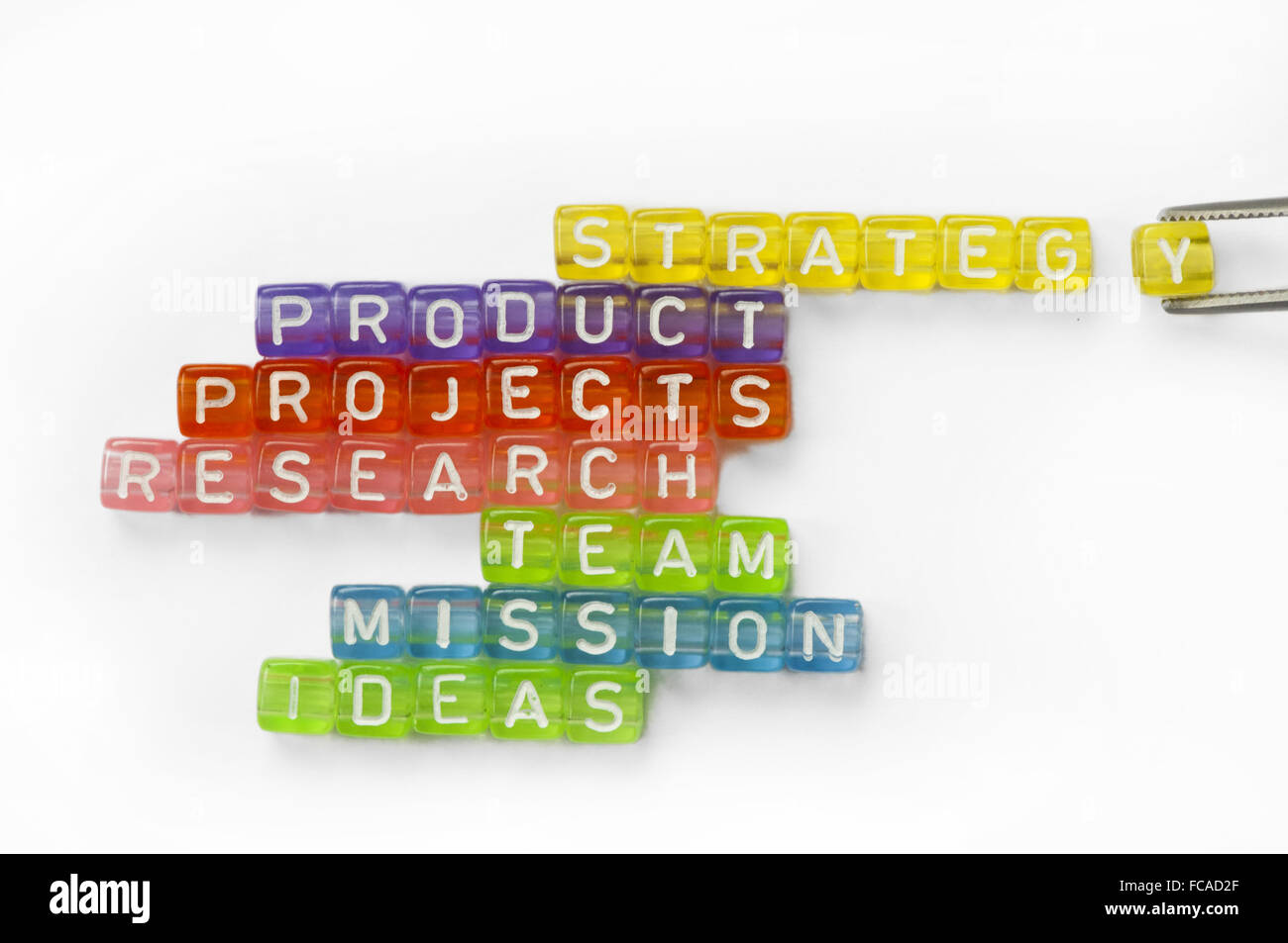 Text success on colorful wooden cubes Stock Photo - Alamy