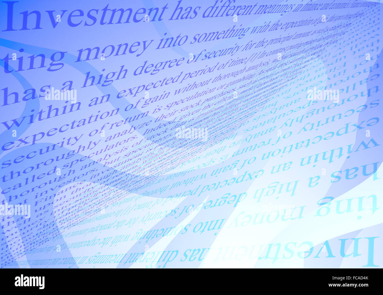 Investments conception background Stock Photo - Alamy