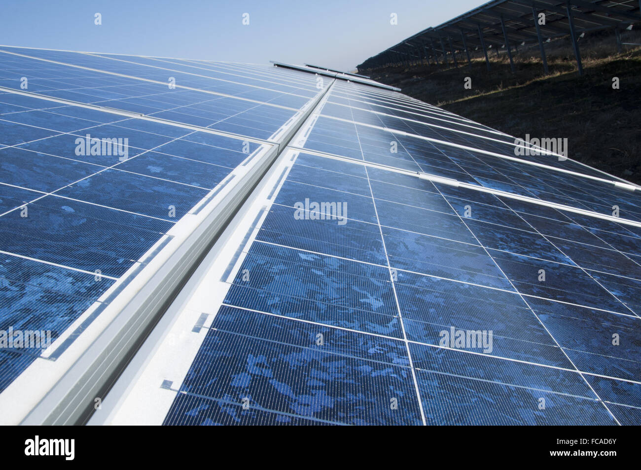 Solar photovoltaic panels Stock Photo - Alamy