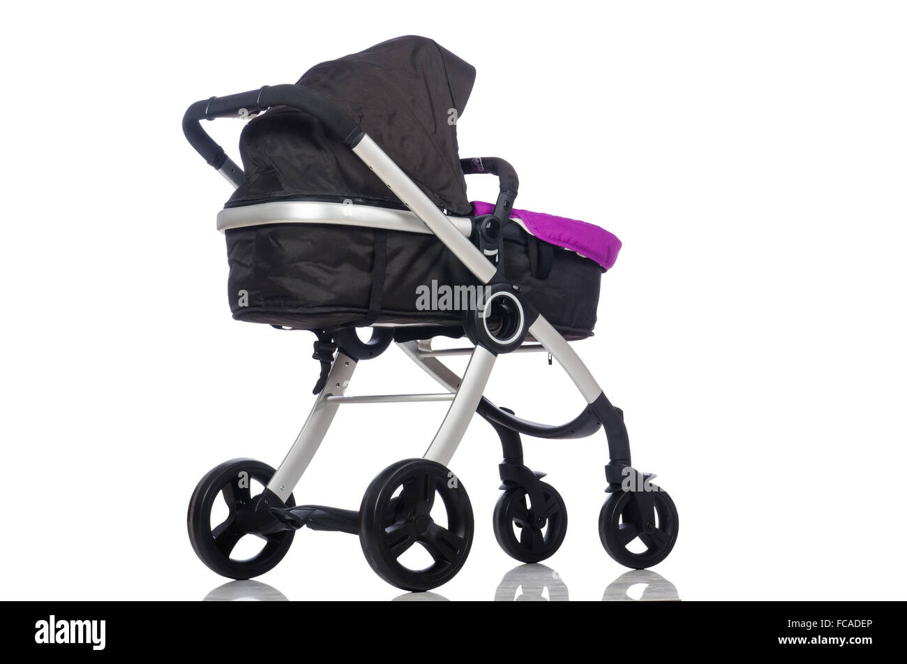 Child pram isolated on the white background Stock Photo - Alamy