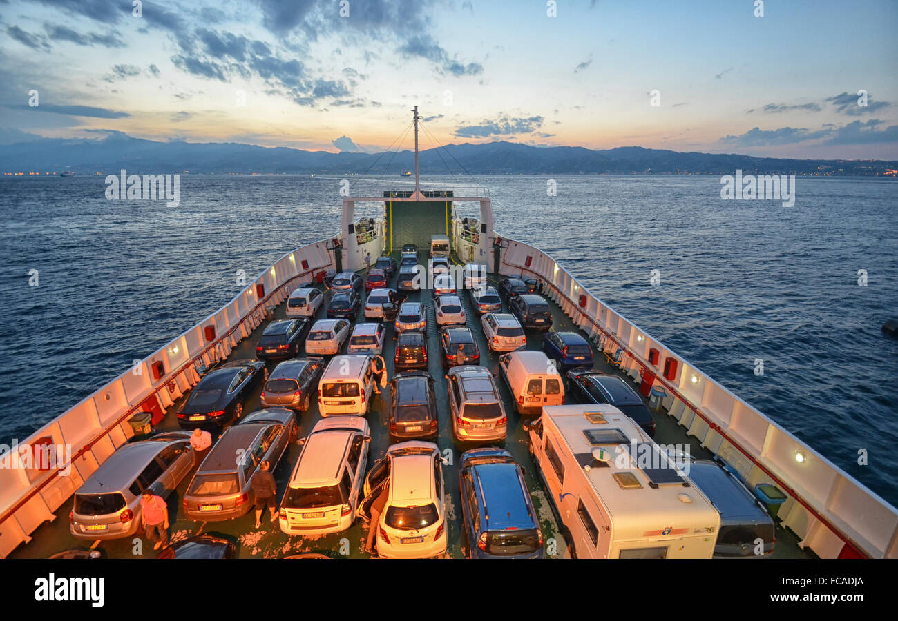 Large ferry carrying cars hi-res stock photography and images - Alamy