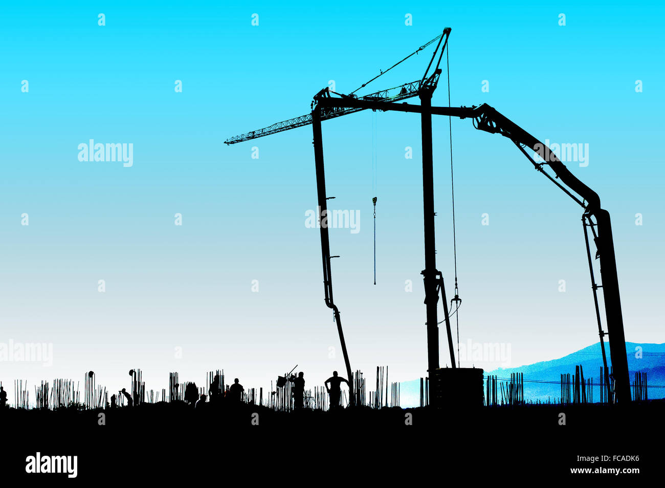 Pouring slab hi-res stock photography and images - Alamy