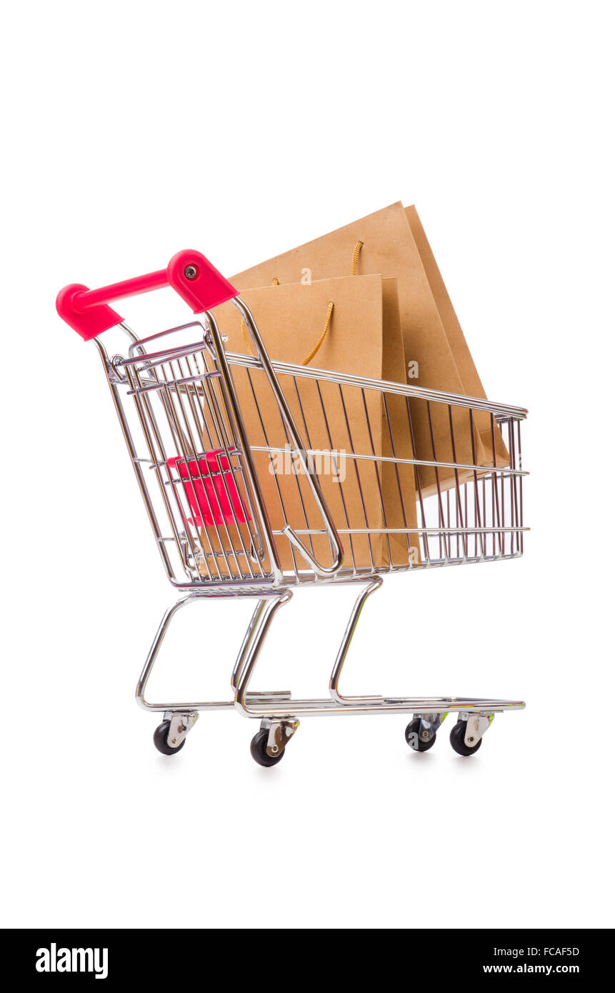 Supermarket packaging concept Cut Out Stock Images & Pictures - Alamy