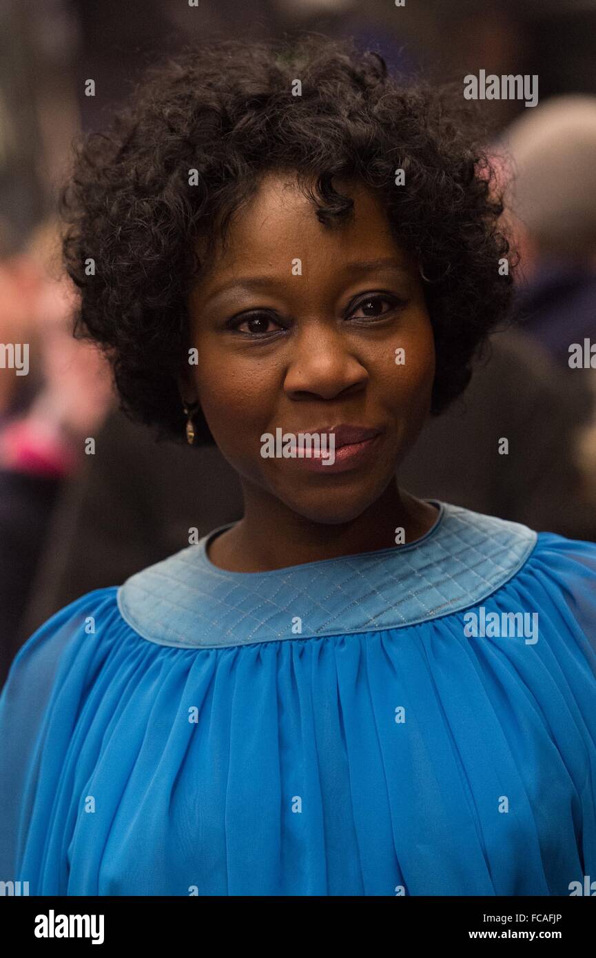 London.UK. Muna Otaru at the UK Premiere of Spotlight. The Curzon ...