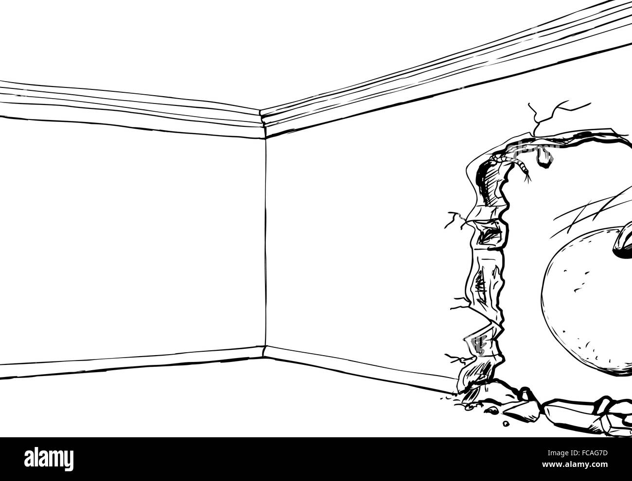 Wrecking Ball Drawing