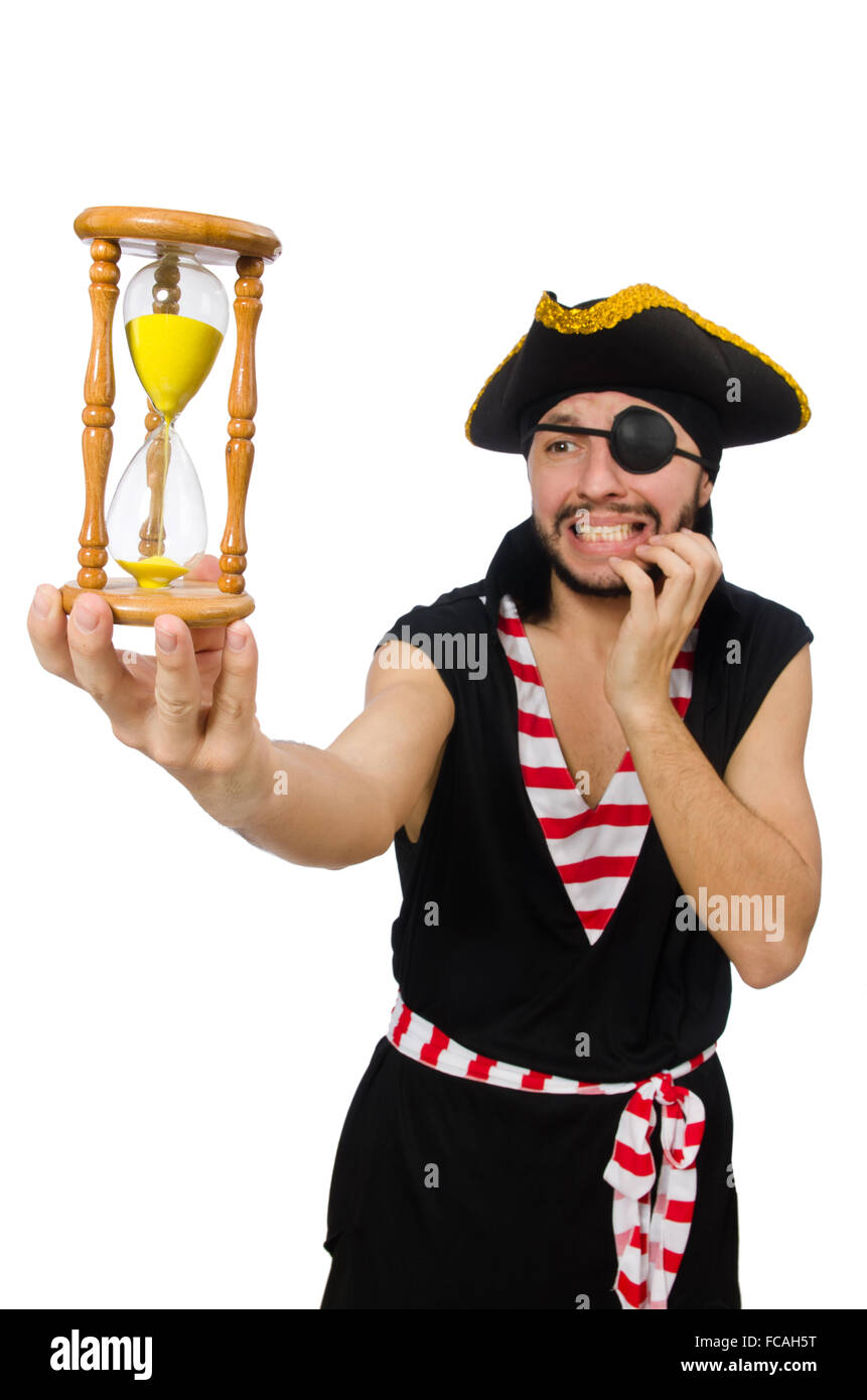 Man pirate isolated on the white background Stock Photo - Alamy