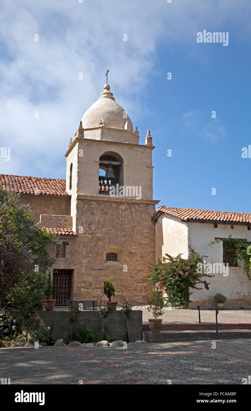 San Carlos Borromeo de Carmelo Mission, Carmel, California Stock Photo ...