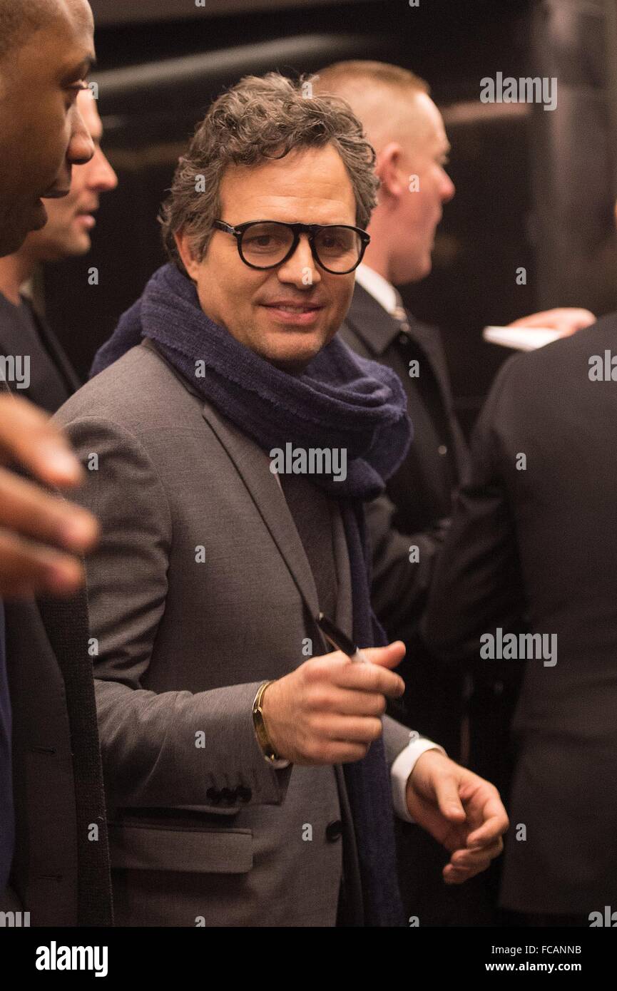 London.UK. Mark Ruffalo at the UK Premiere of Spotlight. The Curzon ...