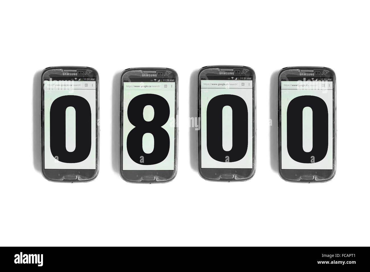 0800 phone hi-res stock photography and images - Alamy