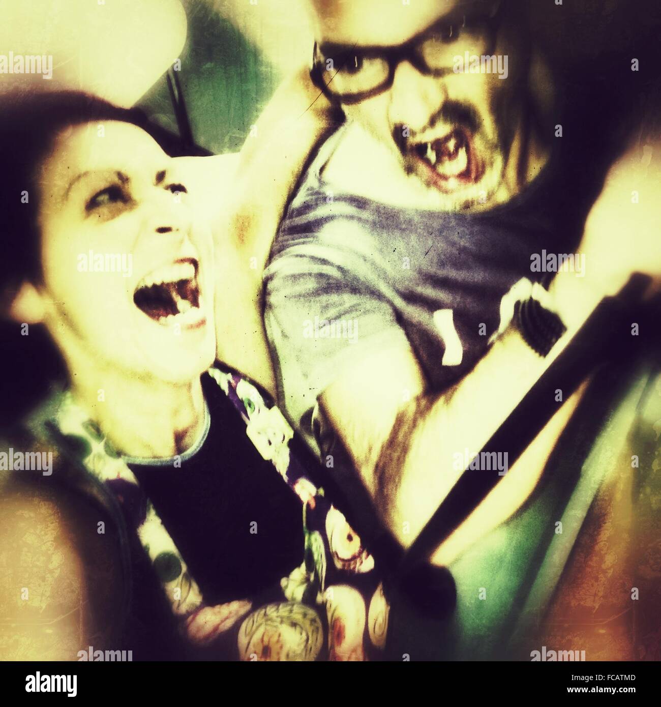 Togetherness screaming shouting hi-res stock photography and images - Alamy