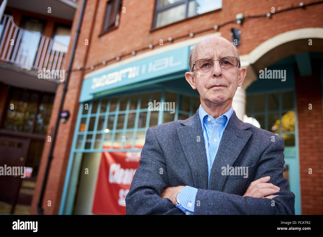 Sir Clive Booth, Vice-Chairman of the Oxford Civic Society Stock Photo ...