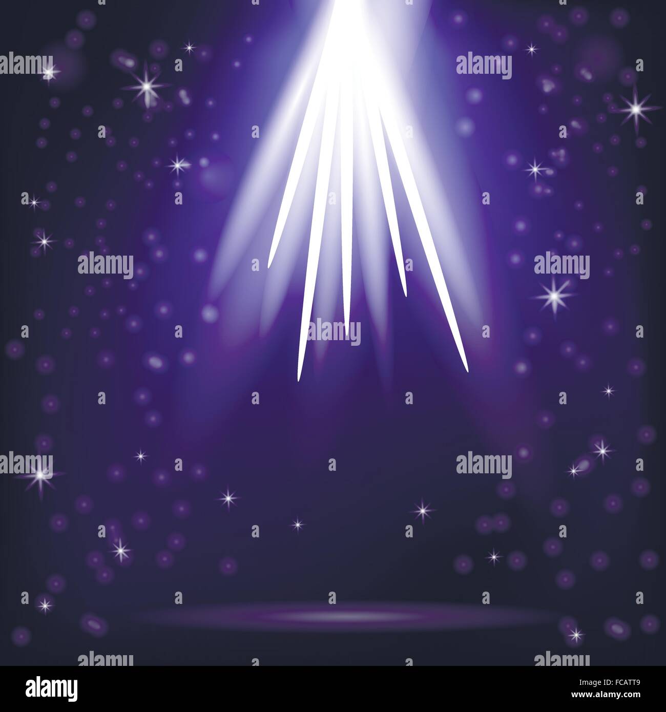 Magical christmas scene blue Stock Vector Images - Alamy