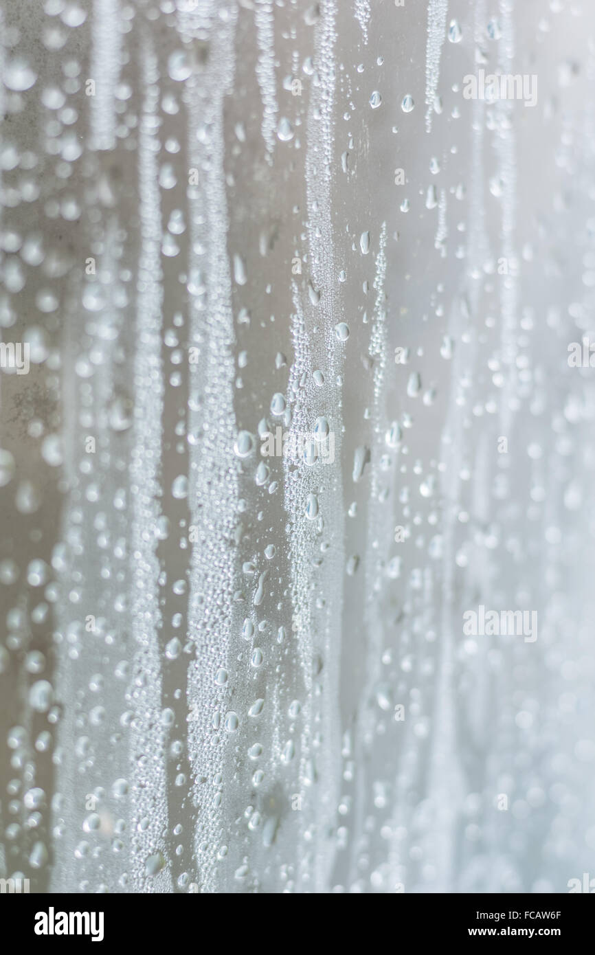 Steamy window pane Stock Photo - Alamy