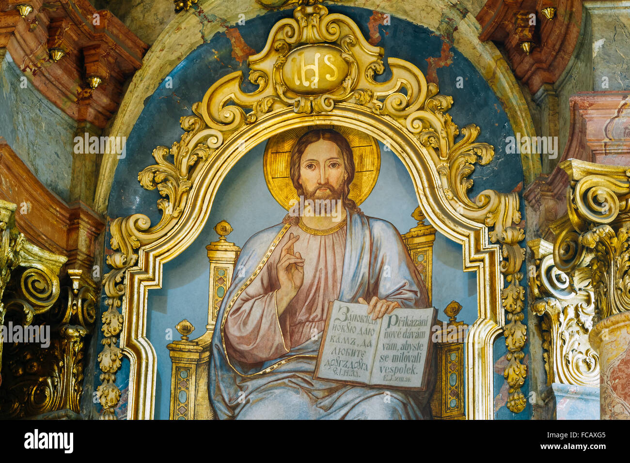 PRAGUE, CZECH REPUBLIC - OCTOBER 8, 2014: Religious Orthodox Icon Of ...