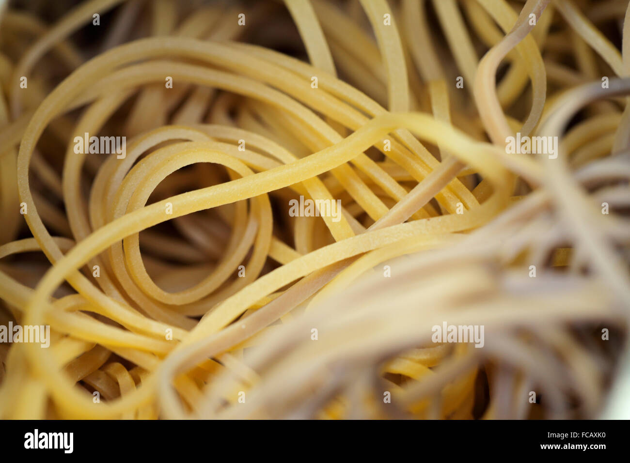 Closeup of rubber bands Stock Photo - Alamy