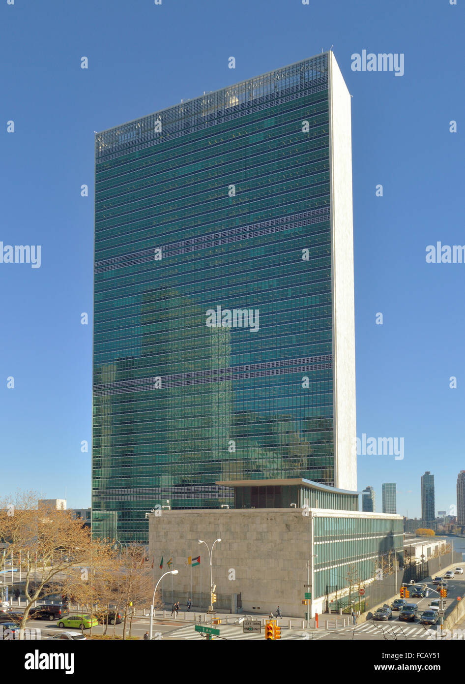 UN Headquarters Building Stock Photo - Alamy
