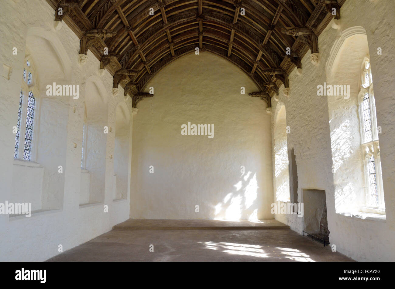 Refectory, Cleeve Abbey Stock Photo - Alamy