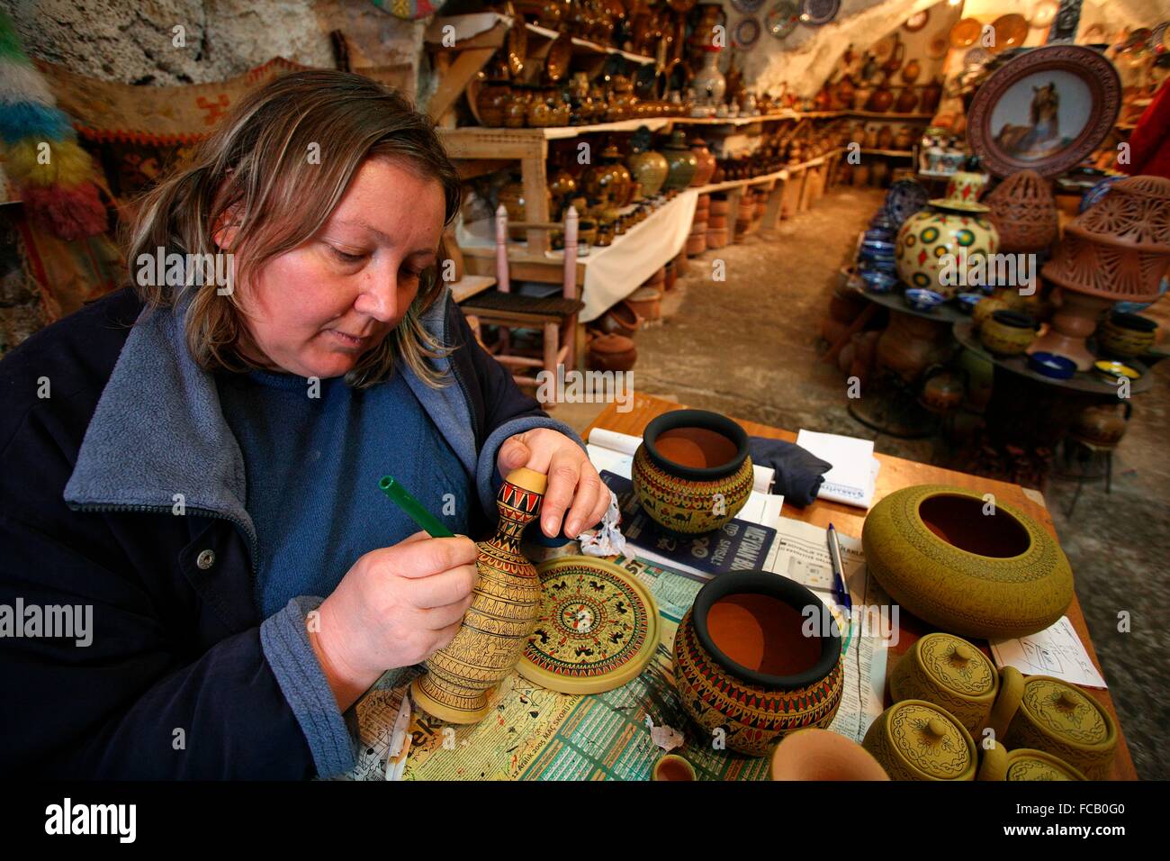Avanos pottery cappadocia turkey hi-res stock photography and images ...
