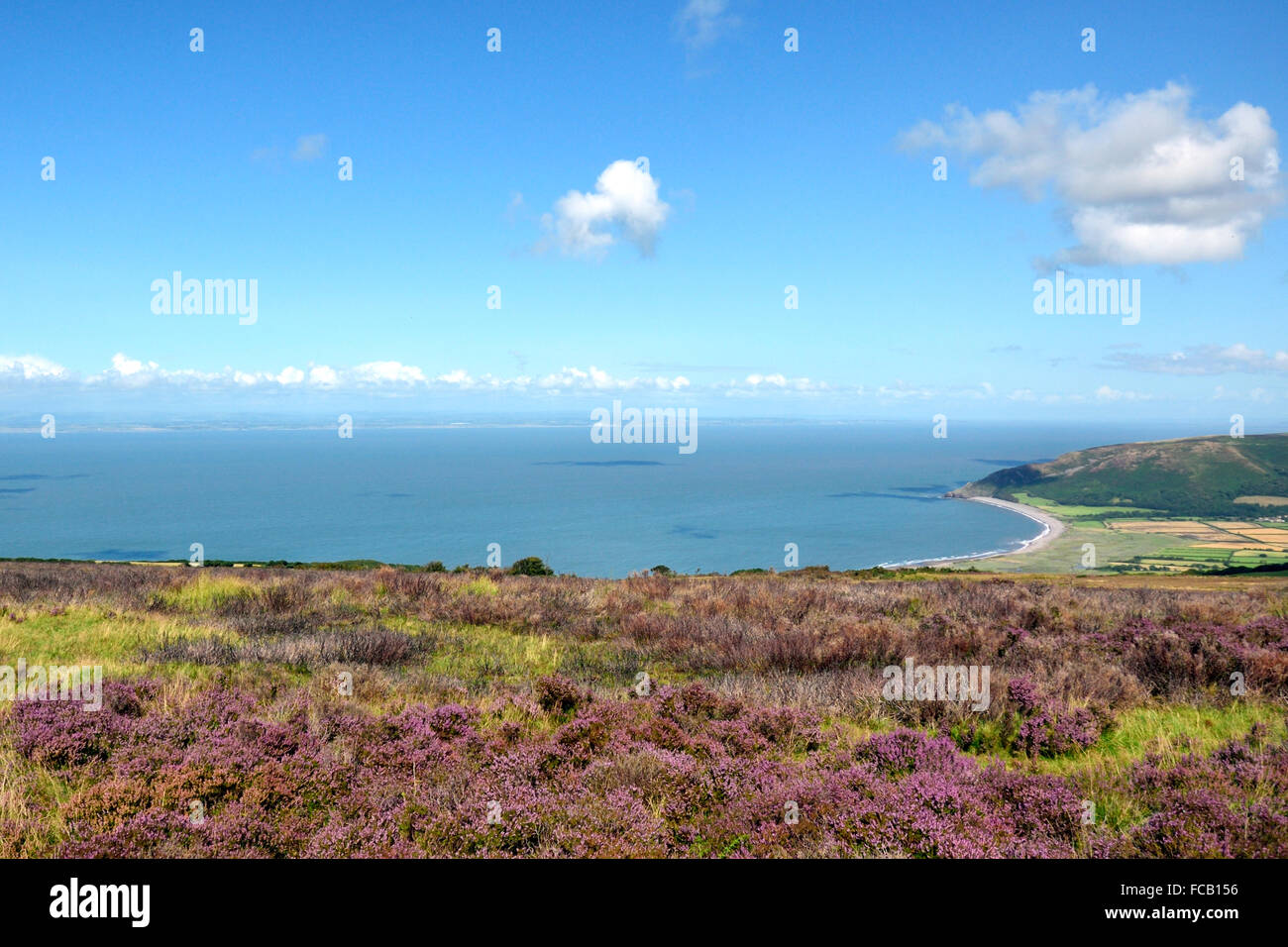 Porlock Bay from Porlock Hill Stock Photo - Alamy