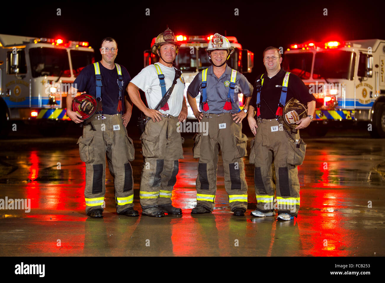 Portraits of firemen Stock Photo - Alamy