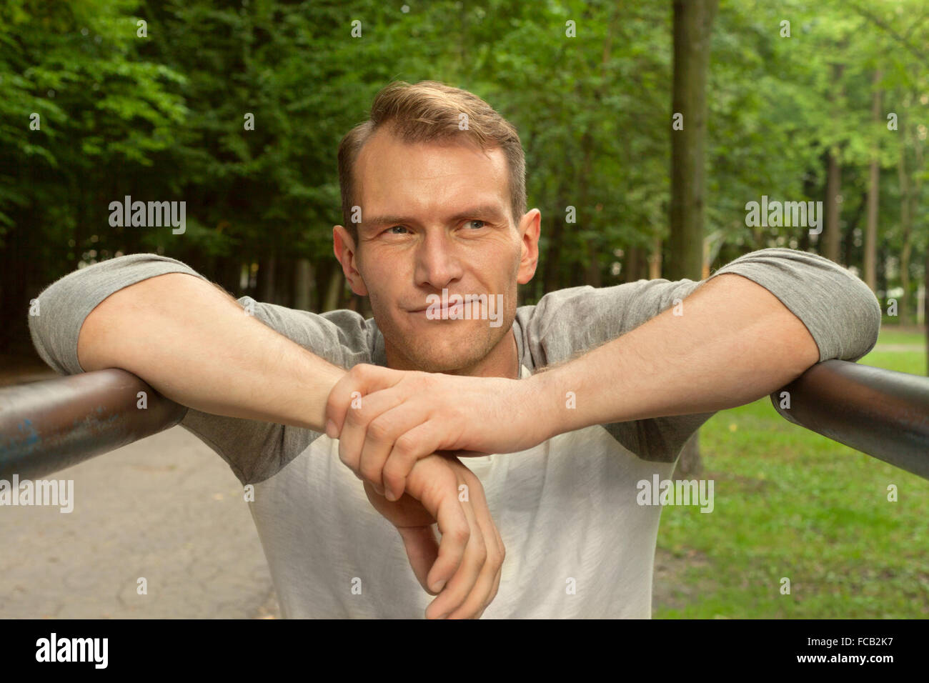 Portrait of serious man Stock Photo - Alamy