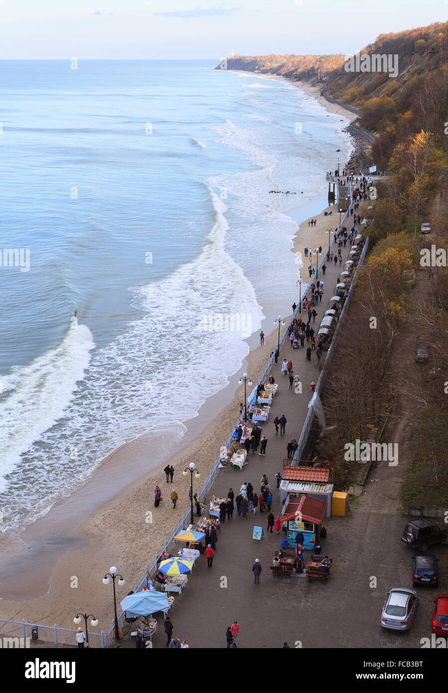 View on promenade Stock Photo - Alamy