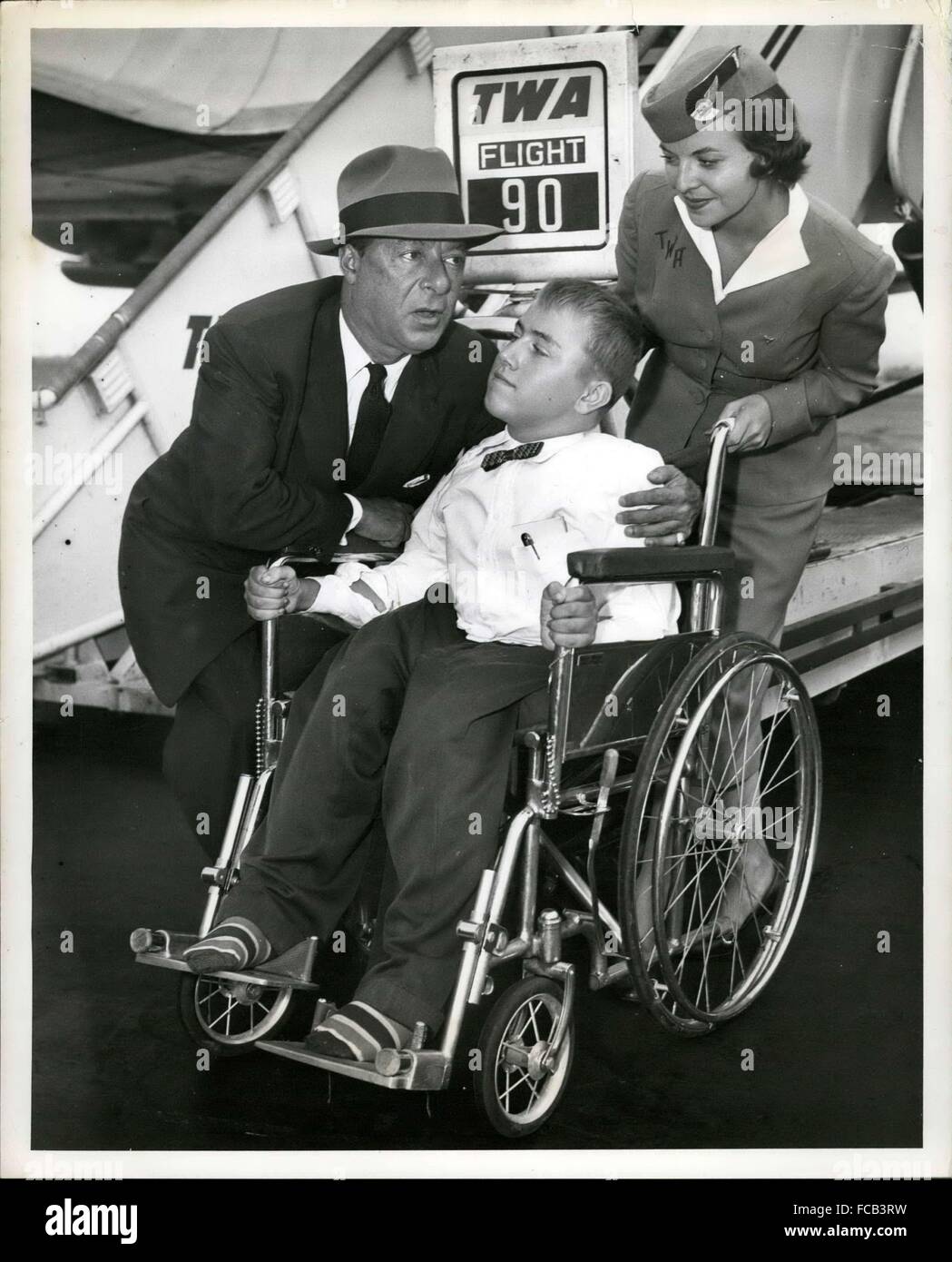 1959 - George Jessel, in town to be master of ceremonies at the ...