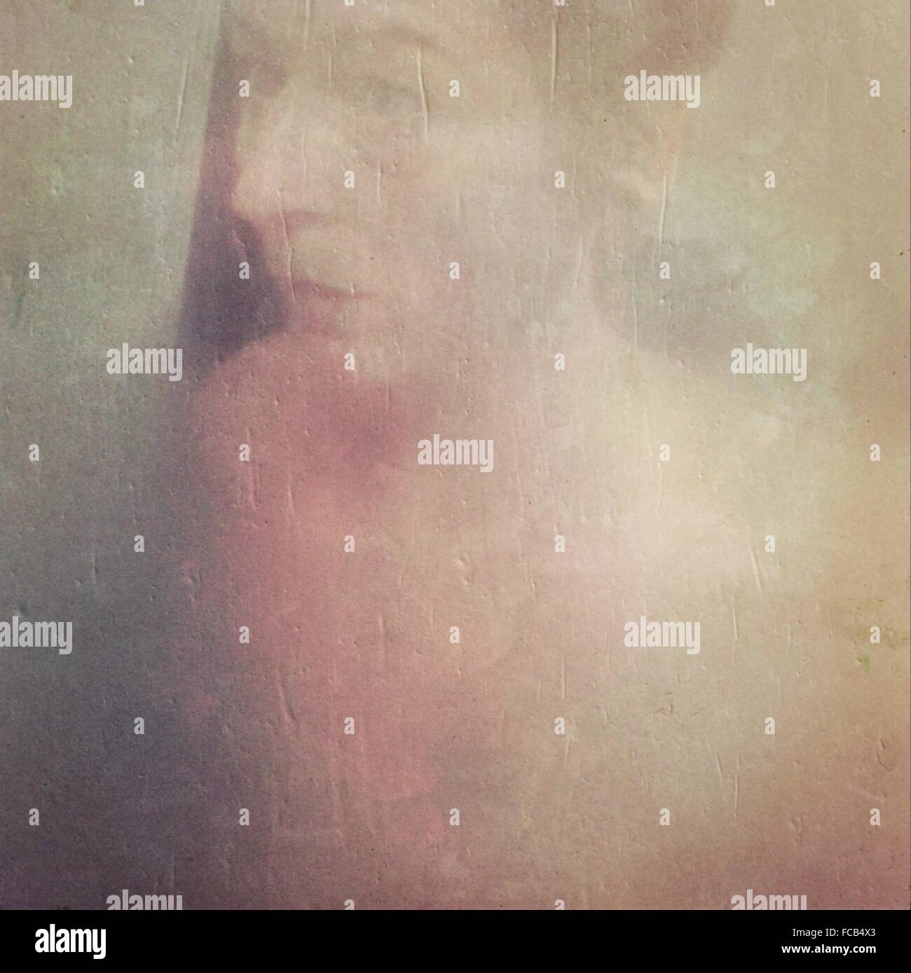 Man through glass hi-res stock photography and images - Alamy