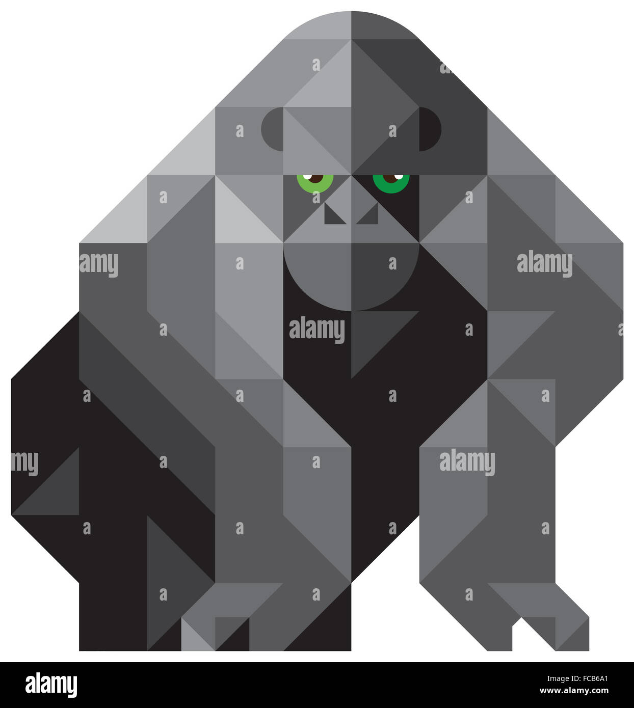 big and strong monkey is gorilla Stock Photo - Alamy