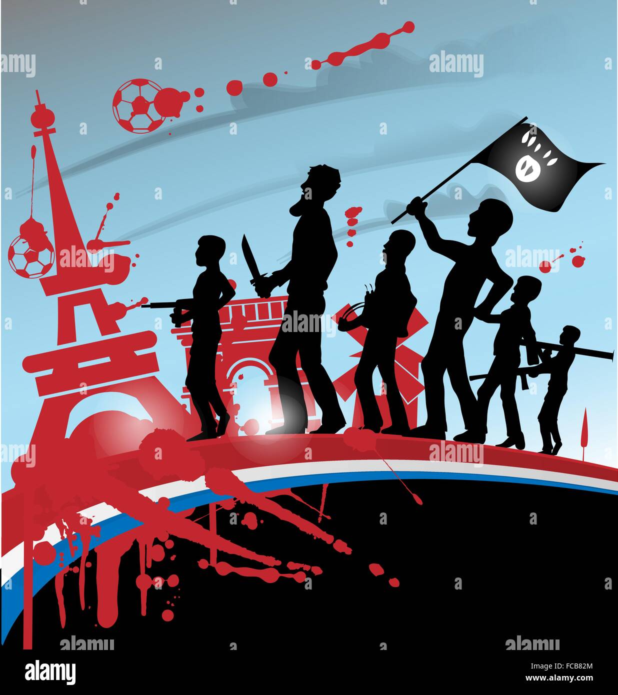 Isis flag Stock Vector Images - Alamy