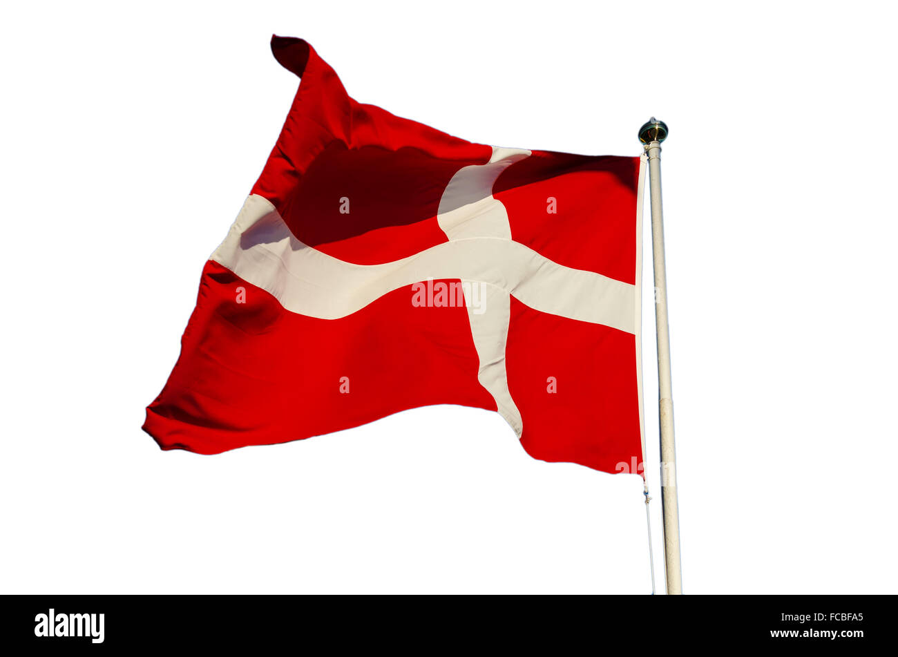 Denmark flag independence day Cut Out Stock Images & Pictures - Alamy