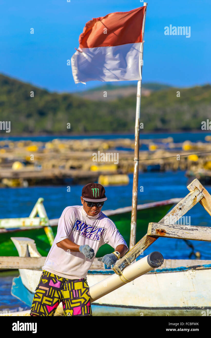Indonesian flag hi-res stock photography and images - Alamy
