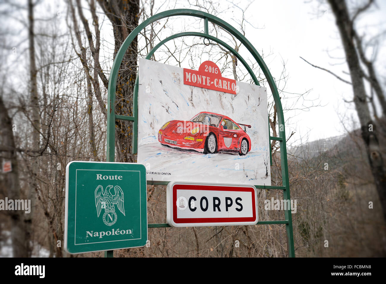 Monte Carlo, Monaco, France. 20th Jan, 2016. WRC Monte Carlo Rally 2016 ...