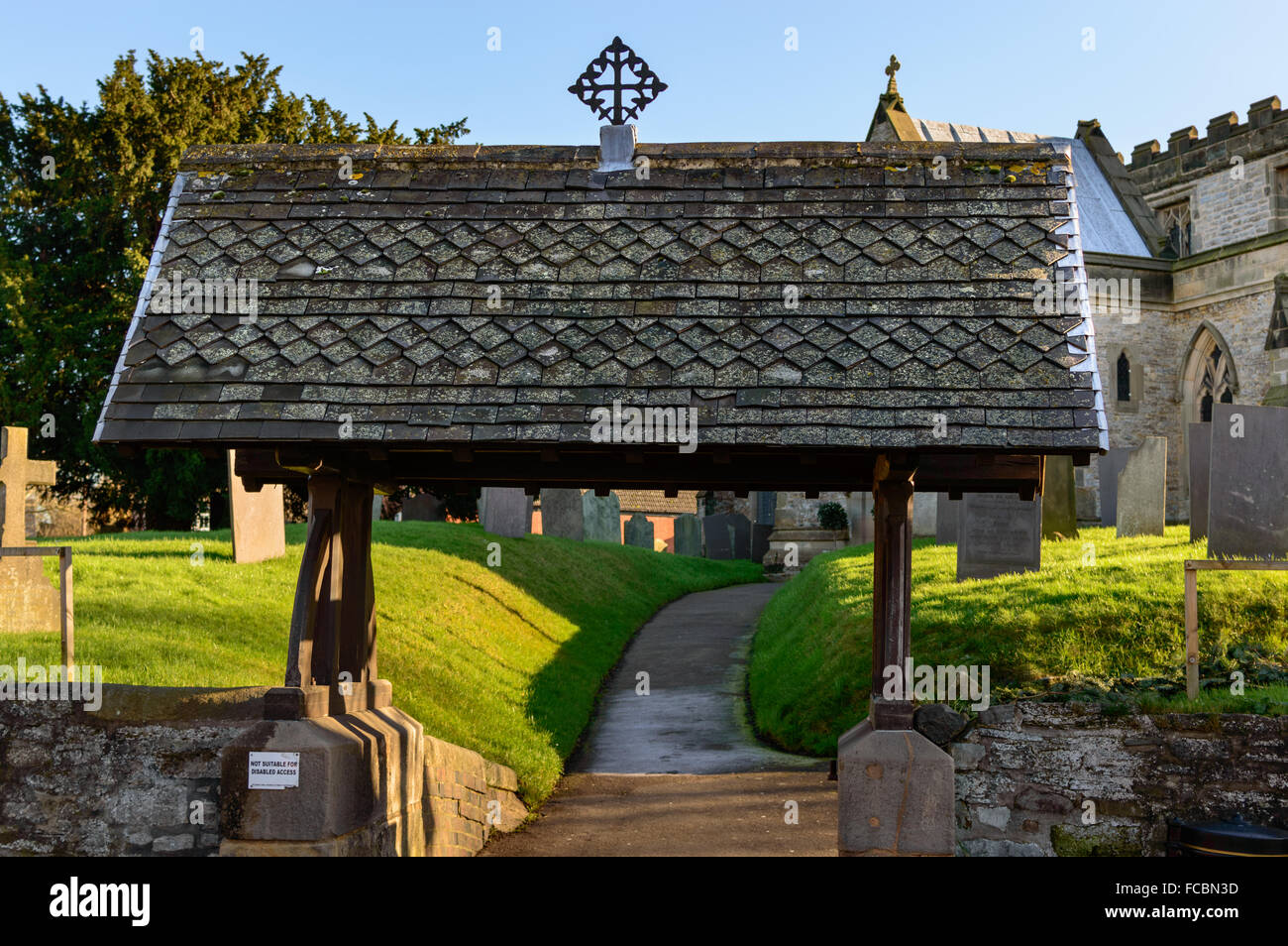 Lychgate roof hi-res stock photography and images - Alamy