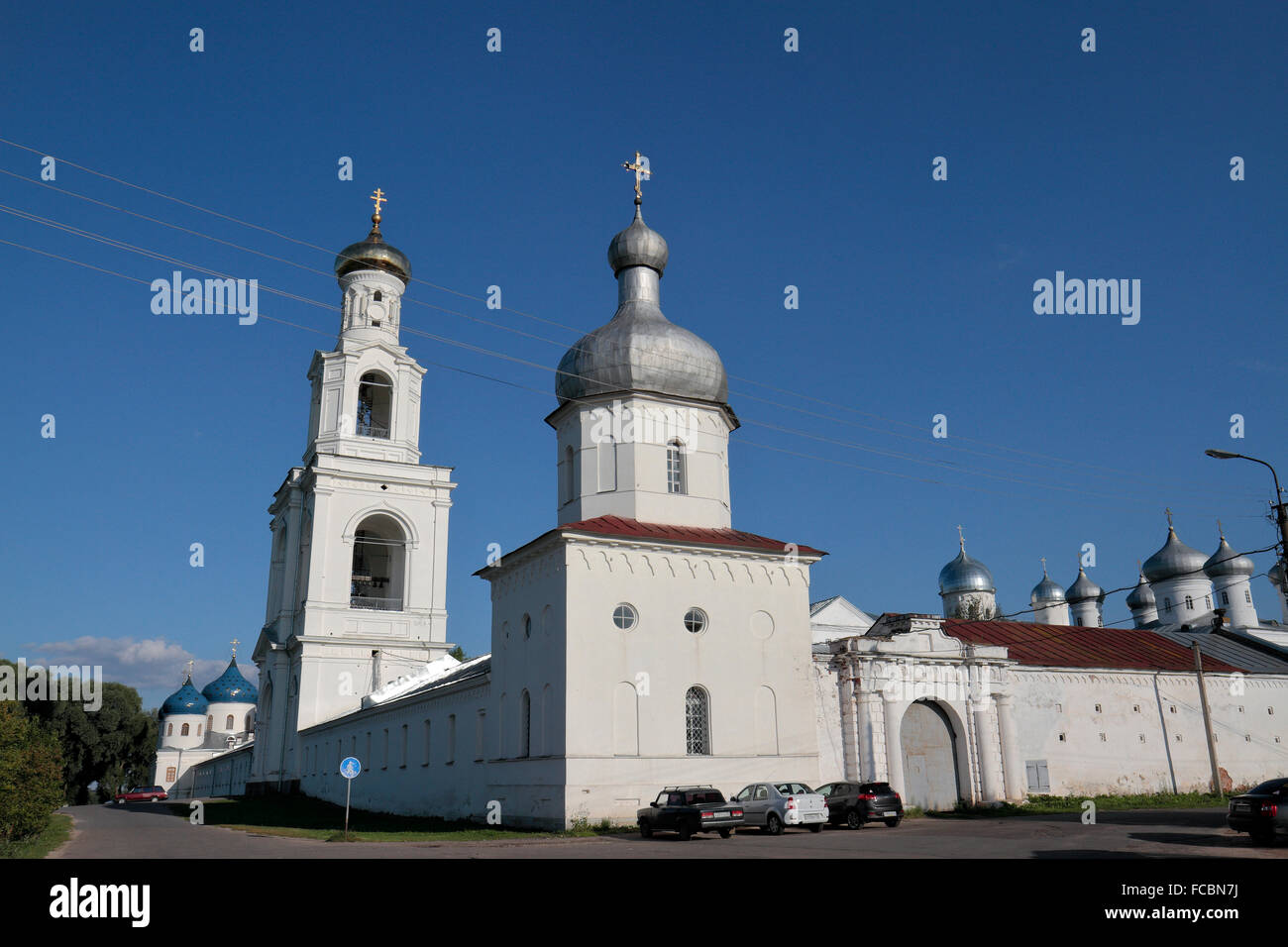 St George's (Yuriev) Monastery, Veliky Novgorod, Russia. St George's is ...