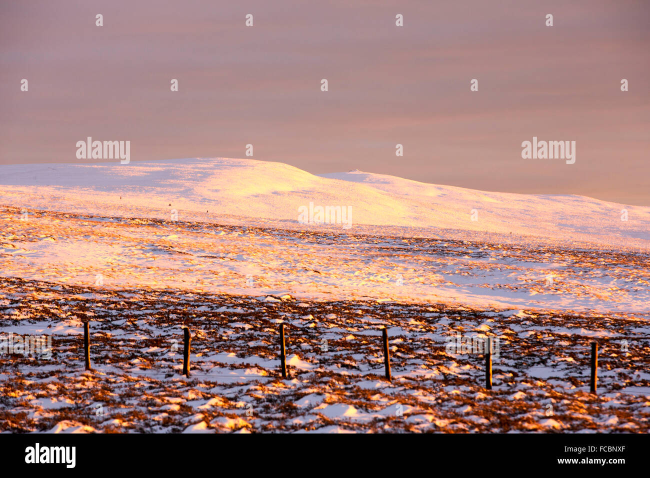 Looking towards Cross Fell in the North Pennines, from Hartside ...