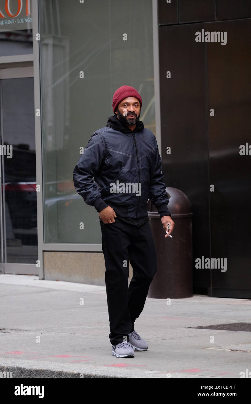Mike Epps outside of his hotel in Soho Featuring: Mike Epps Where ...