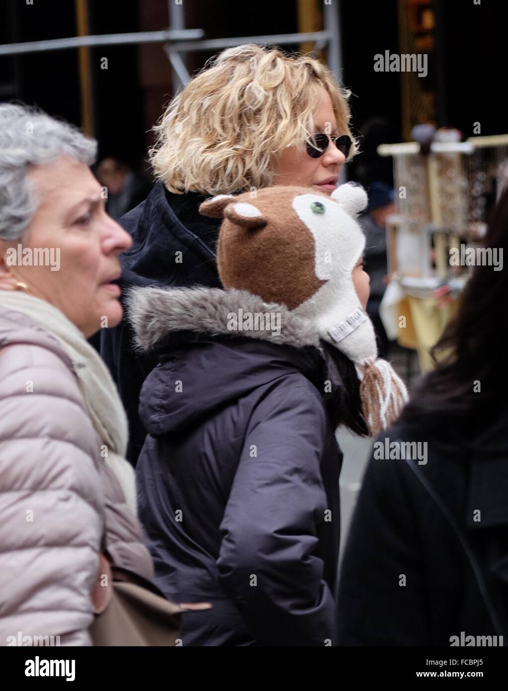 Meg Ryan and daughter Daisy True Ryan spotted in Soho Featuring: Meg ...