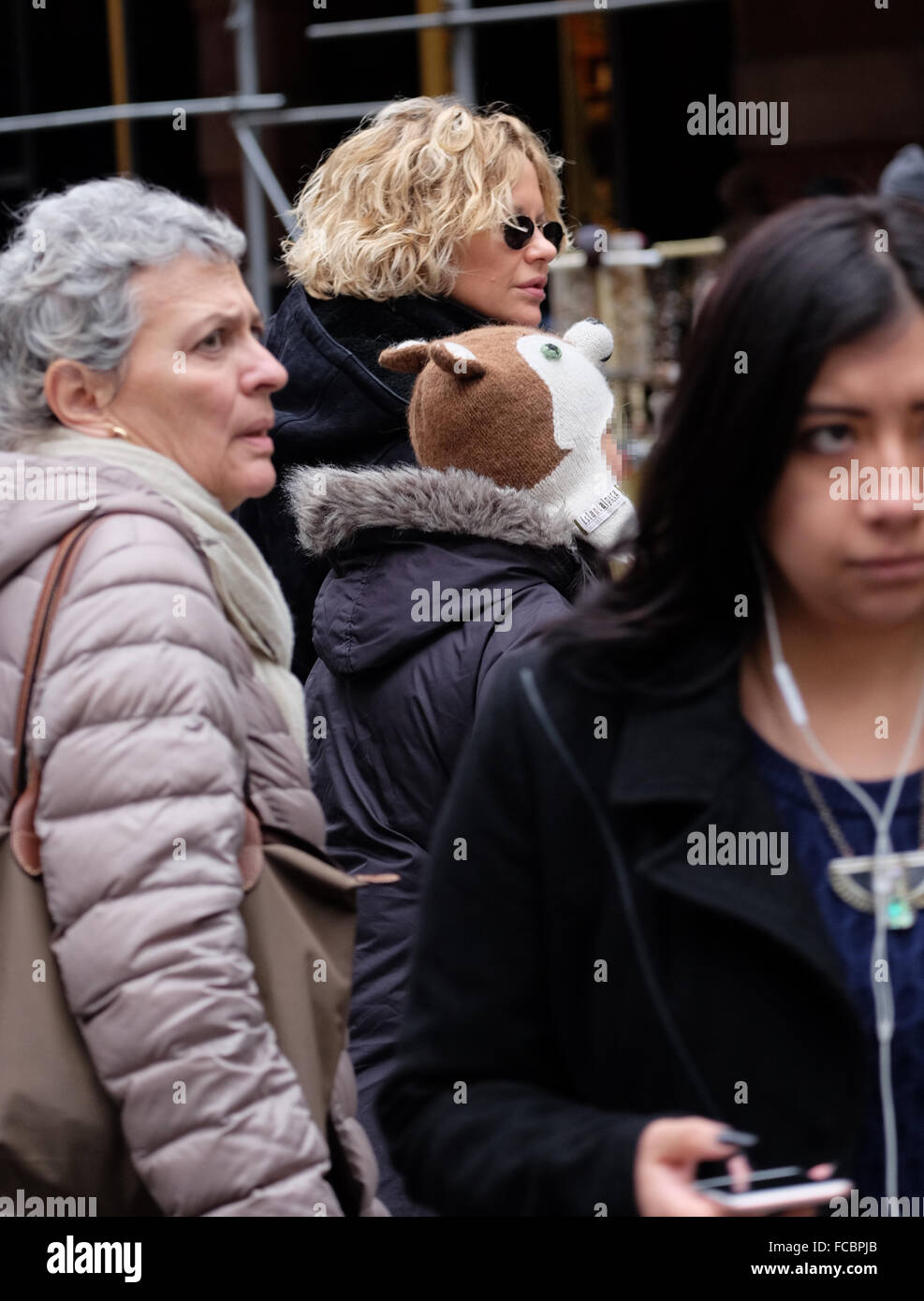 Meg Ryan and daughter Daisy True Ryan spotted in Soho Featuring: Meg ...