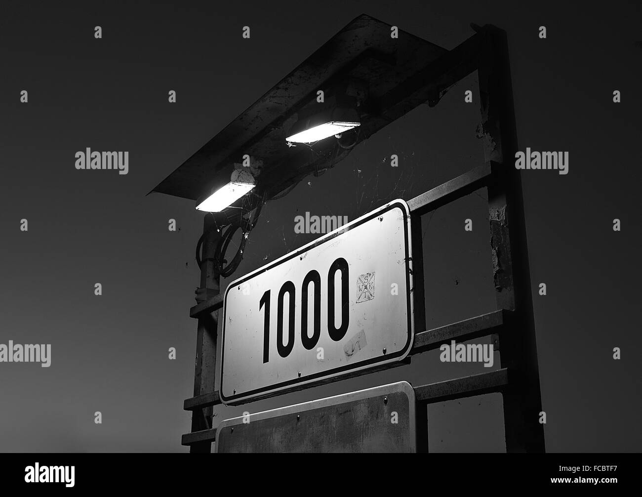 Number 1000 Black and White Stock Photos & Images - Alamy