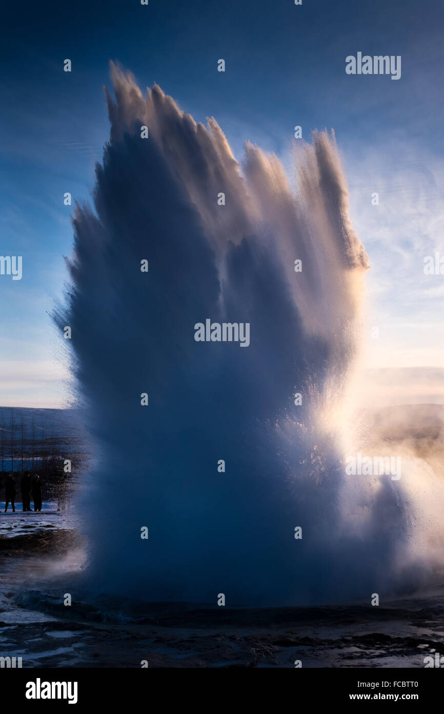a geyser spouting Stock Photo - Alamy