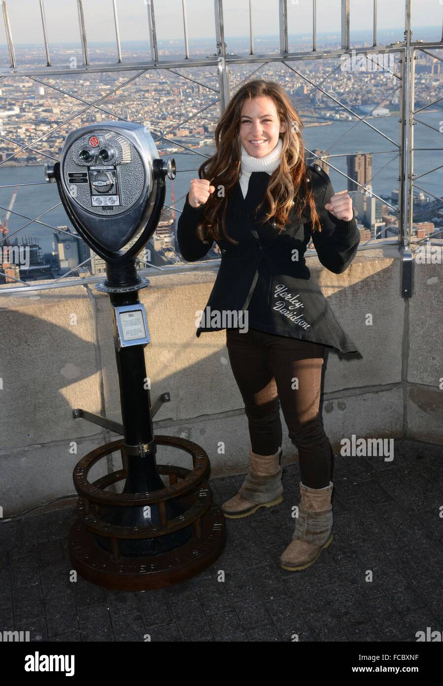 New York, NY, USA. 21st Jan, 2016. Miesha Tate at a public appearance ...
