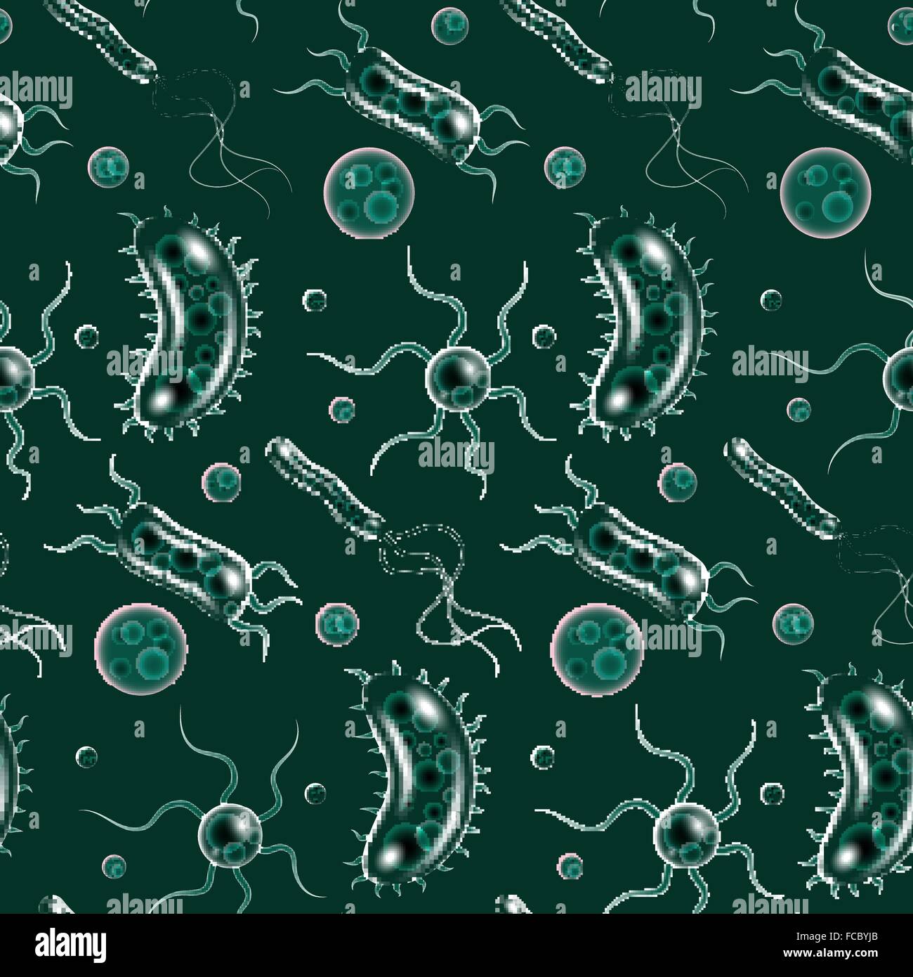 Vector bacteria, microbes icon set Stock Vector Image & Art - Alamy