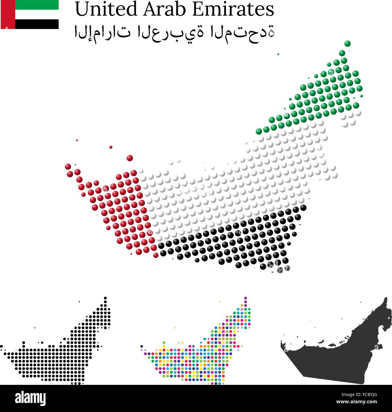 United arab emirates digital Stock Vector Images - Alamy